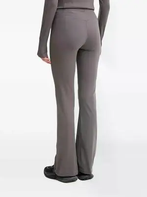 CASALL Logo Print Flared Trousers