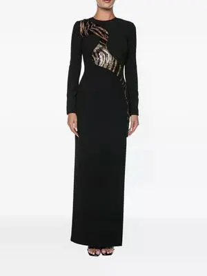 Just Cavalli Sequin Embellished Maxi Dress