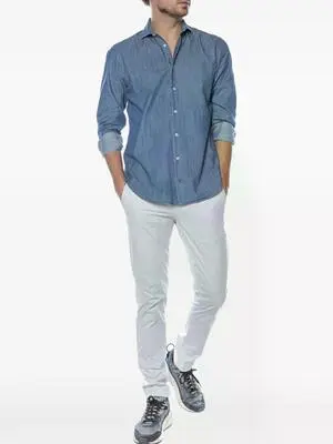 MC2 SAINT BARTH Pamplona Button-down Shirt - Blue