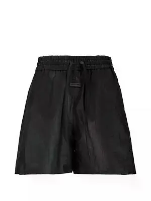 Fear Of God Logo-patch Drawstring Track Shorts