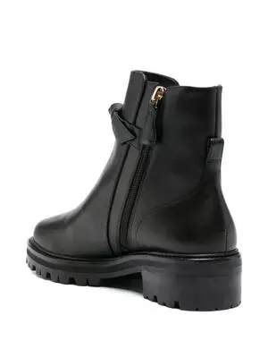 ALEXANDRE BIRMAN Clarice Knotted-strap Ankle Boots
