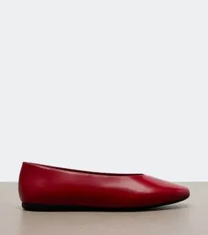 Prada Leather Ballet Flats