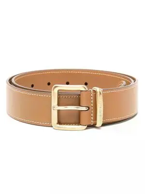 Miu Miu Leather Belt - Brown
