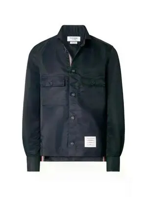 Thom Browne Tech Twill Shirt - Blue
