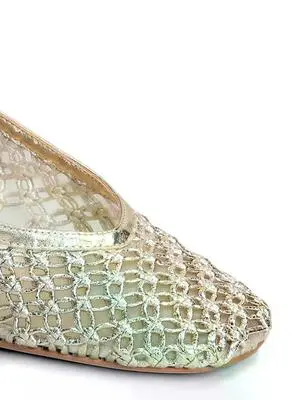 MARC ELLIS Woven Slingback Pumps