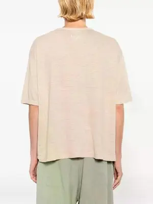 Maison Kitsuné Logo-embroidered T-shirt
