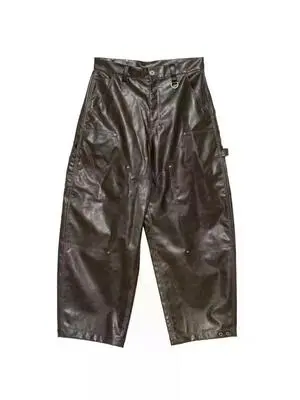 TEAM WANG DESIGN Reset Wide-leg Trousers - Brown
