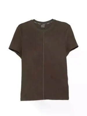TEAM WANG DESIGN Vertical Seam Detail T-shirt - Green