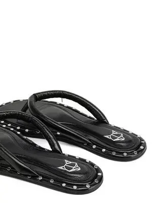 NAKED WOLFE Grenada Studded Padded Flip-flops