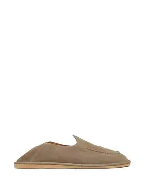 NAKED WOLFE Reef Suede Slip-on Loafers - Grey