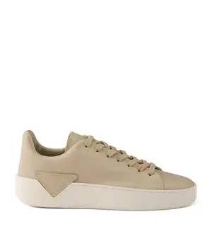 Prada Leather Court Sneakers