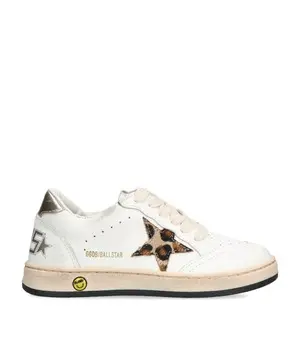 GOLDEN GOOSE Ball Star Leopard Print Sneakers