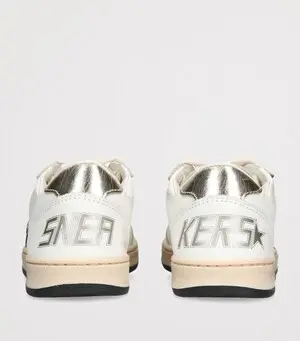 GOLDEN GOOSE Ball Star Leopard Print Sneakers