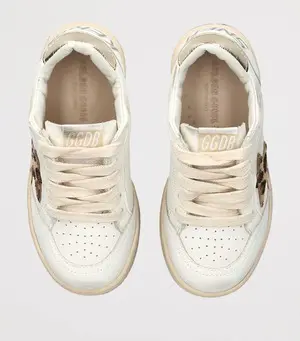GOLDEN GOOSE Ball Star Leopard Print Sneakers