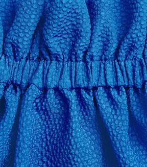 EDELINE LEE Jacquard Ruff Blouse