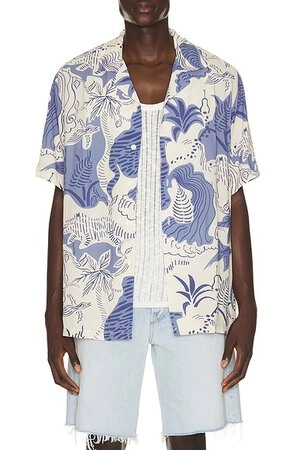 Oas Mystea Rocco Shirt Blue