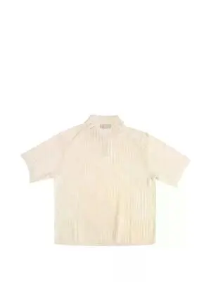 JORDAN Half-button Polo Shirt - Neutrals