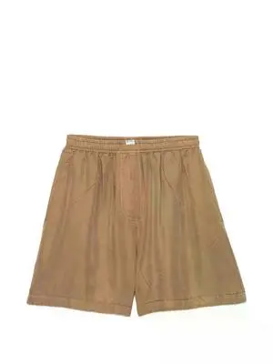 Prada Silk Drawstring Shorts
