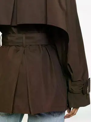 REPLAY Double-breasted Belted Trench Coat