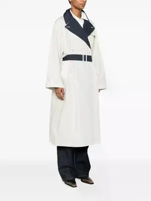 REPLAY Double-breasted Belted Trench Coat