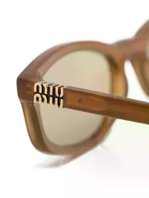 Miu Miu Logo Plaque Sunglasses