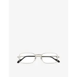 Cartier Ct0556o Rectangle Metal Optical Eyeglasses