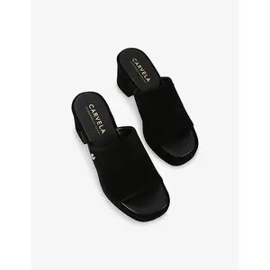 Carvela Letizia Suede Heeled Mules