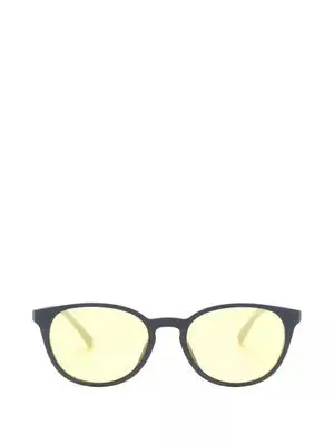 ULTEM Clip-on Round-frame Glasses Set - Blue