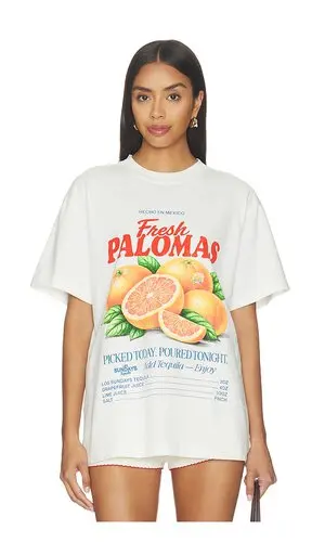 LOS SUNDAYS The Market Tee - White