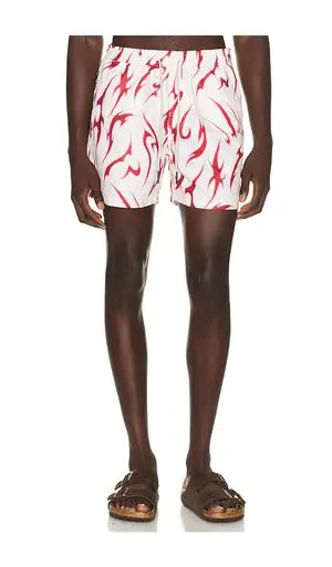 Oas Tribalo Swim Shorts - Red