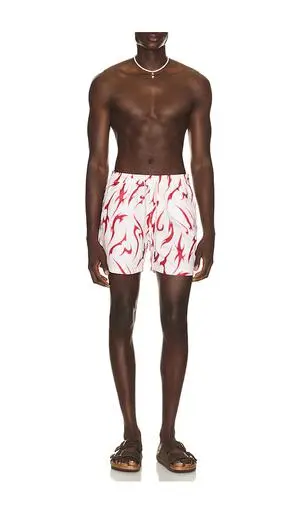 Oas Tribalo Swim Shorts - Red