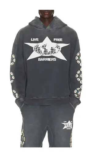 BARRIERS WORLDWIDE Cowrie Shell Hoodie