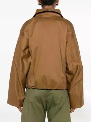 Nour Hammour Francois Zip-fastening Jacket - Brown