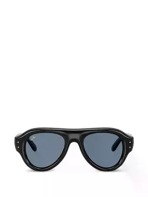 Ray-ban Aviator Sunglasses With Tinted Lenses - Black