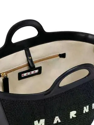 Marni Small Tropicalia Woven Tote Bag