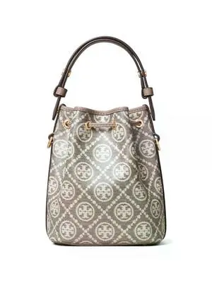Tory Burch T Monogram Mini Bucket Bag