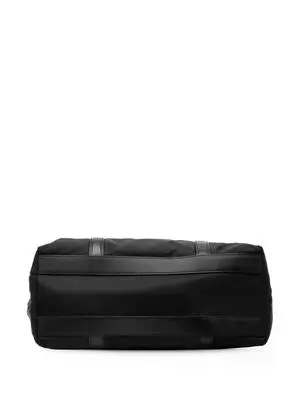 Prada Saffiano Trimmed Tessuto Tote Bag