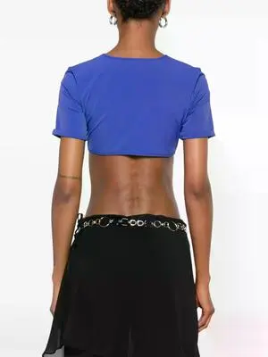 Christopher Esber U-prong Short-sleeve Top - Blue