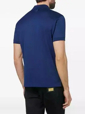 BILLIONAIRE Logo-pattern Short-sleeve Polo Shirt