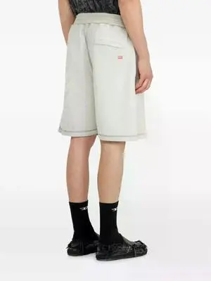 DIESEL® Dévoré Print Track Shorts - Grey