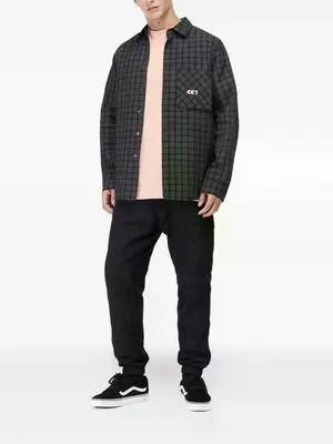 CIARAN Cc1 Grid Check Embroidered Shirt