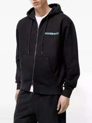 Burberry Logo Zip Hoodie