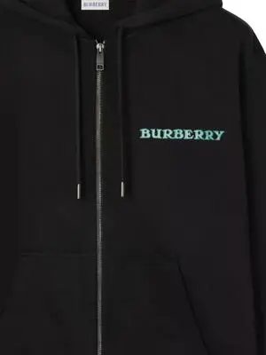 Burberry Logo Zip Hoodie
