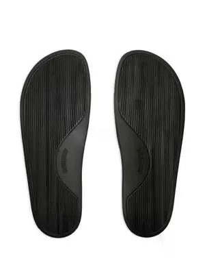 Burberry Check Slides - Blue