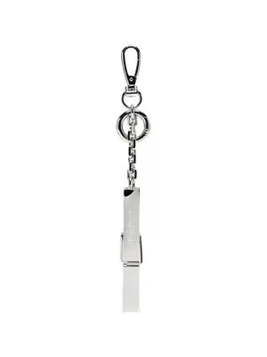 MAISON MARGIELA Clothespin Chain Keyring - Silver