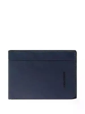 PIQUADRO Grained Texture Wallet - Blue