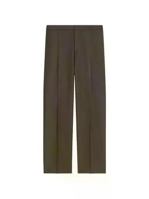 Givenchy Pleat-detail Twill Trousers - Brown