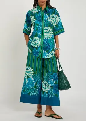 ALEMAIS Alémais Margo Floral-print Cotton Shirt - Multicoloured