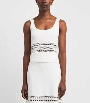 Simkhai Fitzgerald Stretch-jersey Cut-out Tank Top