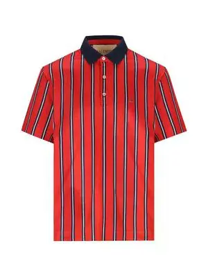 Valentino Garavani Stripe-print Polo Shirt